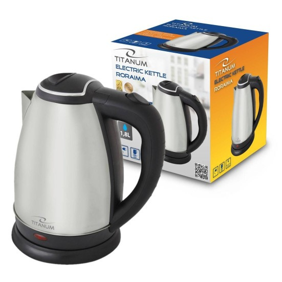 Czajnik elektryczny RORAIMA 1.8L stal nierdzewna INOX TITANUM TKK001I / TKK102X | Esperanza